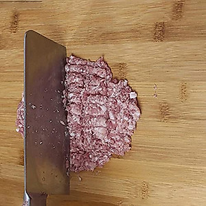 MMOOCO Chopping Board, Oversized Bamboo Cutting Board - Wood Board for Kitchen，with Handle, Double-Sided Available -60 * 45 * 1.8cm