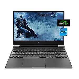 Gaming Laptop by HP Victus for Gamer, 2022 Upgraded Version, 15.6'' FHD 144Hz, Intel 12th Core i5-12450H, 32GB RAM, 1TB SSD, NVIDIA GeForce GTX 1650, Backlit, Windows 11, ROKC MP (15-fa0031dx)