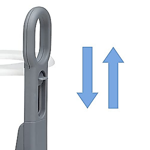 Delta Children Little Jon-EE Adjustable Potty Seat and Step Stool, White/Grey