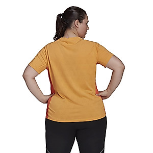 adidas Womens Heat.RDY Tee Hazy Orange Medium