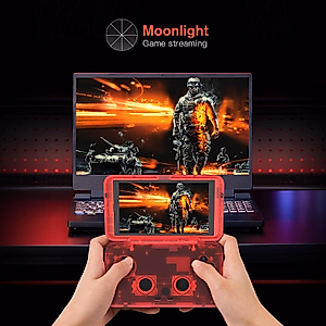 retroid Flip Android 11 retro gaming handheld with 8-core processor, fast graphics, 4GB RAM, 128GB storage, 4.7" touchscreen, and excellent controls/connectivity. With HDMI out, Wi-Fi & BT [16BIT-US]