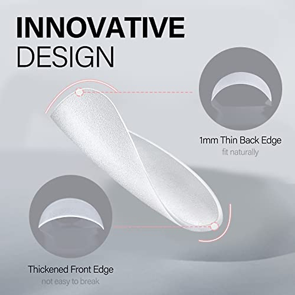 AILLSA Extra Short Square Nail Tips - Upgraded Matte Squoval Soft Gel Full Cover Nail Tips No Filed, Pre-shaped Acrylic False Gelly Nail Tips for DIY Press On Nails 240 PCS 15 Sizes With Gift Box