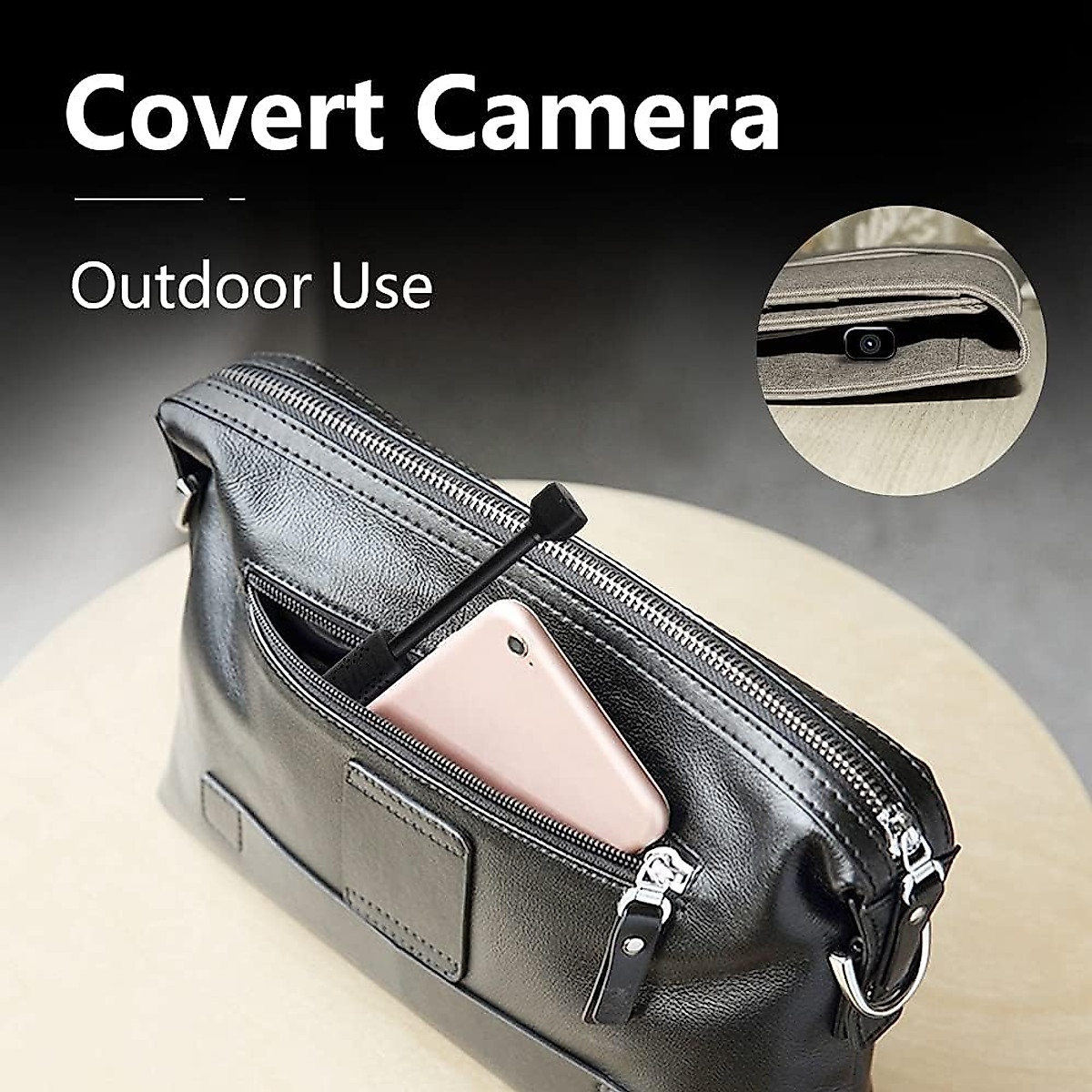 [Upgraded Night Vision] Smallest Wireless WiFi Camera,HD1080P USB Hidden Camera,Video Recording Live Feed,Hidden Spy Cam Nanny Camera/No Light Night Vision/Motion Activated Alarm(Upgraded Phone APP