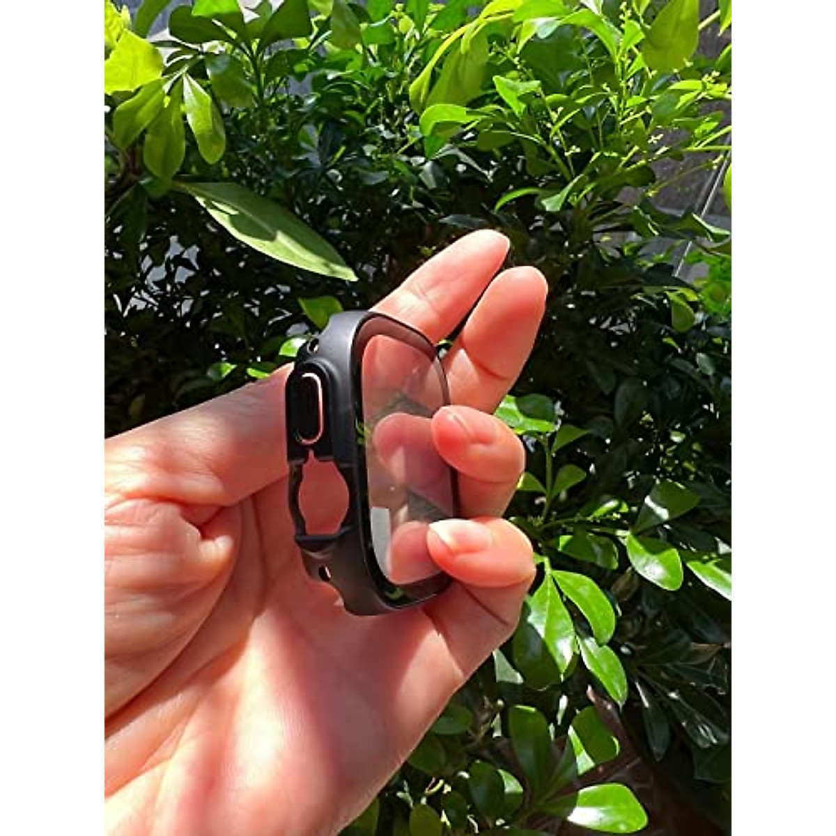 VeveXiao Compatible with Apple Watch Ultra 49mm Screen Protector, iWatch PC Case PET Film All-Around Bumper Protective Cover for iWatch 8 Smartwatch Accessories (Black)