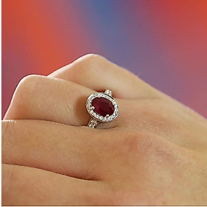 Natural Ruby Ring-925 Sterling Silver-5.50 Carat Gemstone-Antique Ruby Ring-Handmade Ring For Unisex Gift Item (Size 6 To 16 Us) By GARVIT COLLECTIONS