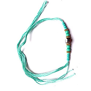 Set of 2 Rakhi Designer Handmade Rakhi Sets for Brother Bhaiya Bhai and Bhabhi for Raksha Bandhan Indian Bracelet Beads Rakhi Thread Bhaiya Bhabhi Sister Rakhi Band