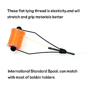 Fly Tying Thread 8 Colors 250D High Tensile 3/0 Tying Thread with Elasticity Fly Tying Materials