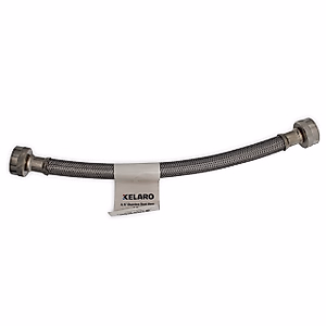 1 Foot Premium Stainless Steel Washing Machine Inlet Hose by Kelaro