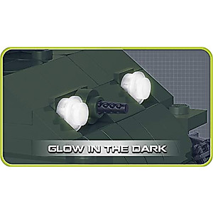 COBI Historical Collection M4A3E8 Sherman (Easy Eight) Tank, Army Green,316 pcs