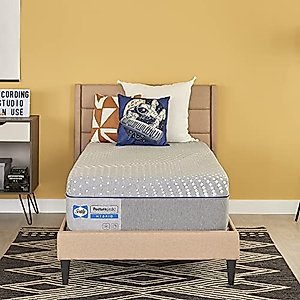 Sealy Posturepedic Hybrid Lacey Soft Feel Mattress and 9-Inch Foundation, Twin XL