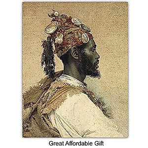 African American Wall Art - Black Art - African American Wall Decor - Black History - Afro Wall Art - Black Culture - Living Room Man Cave Decor - African American Gifts for Men - Black Pride Pictures