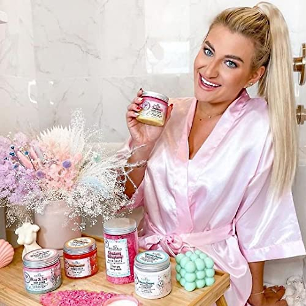 Bella and Bear Goddess Sugar Scrub, No Parabens, New Fragrance, Cruelty-Free, Vegan-Friendly Exfoliating, 6.7oz