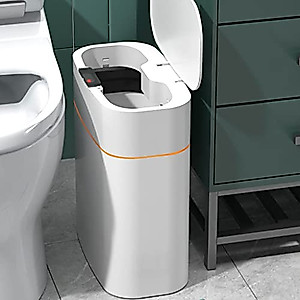 N/A Smart Sensor Rechargeable Automatic Trash Can Kitchen Living Room Bathroom Home Induction Garbage Bin