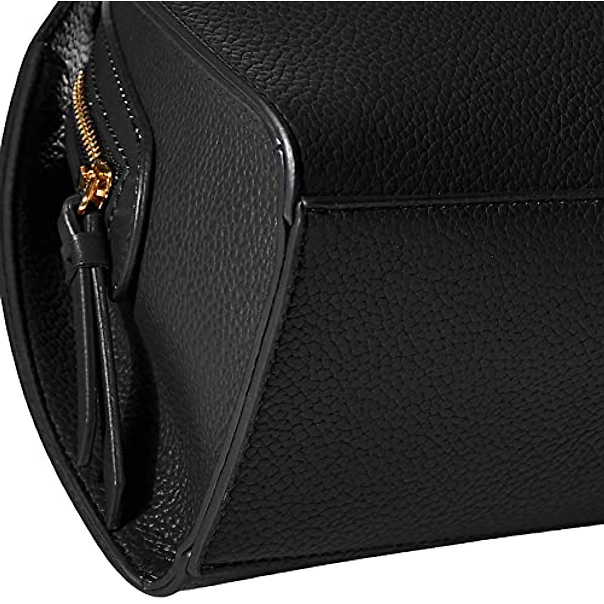 Calvin Klein Shelly Novelty Satchel, Black/Gold