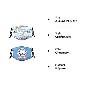 Modari Men'S Women'S Face Protective Balaclava Mouth Cover With Windproof Dustproof Adjustable Elastic Strap 2pcs