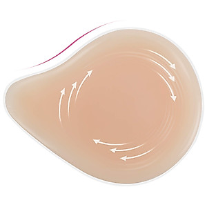 Vollence One Piece D Cup Side Silicone Breast Forms Fake Boobs Women Concave Bra Pad Enhancers Mastectomy Prosthesis Crossdresser Transgender Cosplay