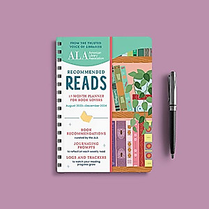 The American Library Association Recommended Reads and 2024 Planner: A 17-Month Book Log and Planner with Weekly Reads, Book Trackers, and More!