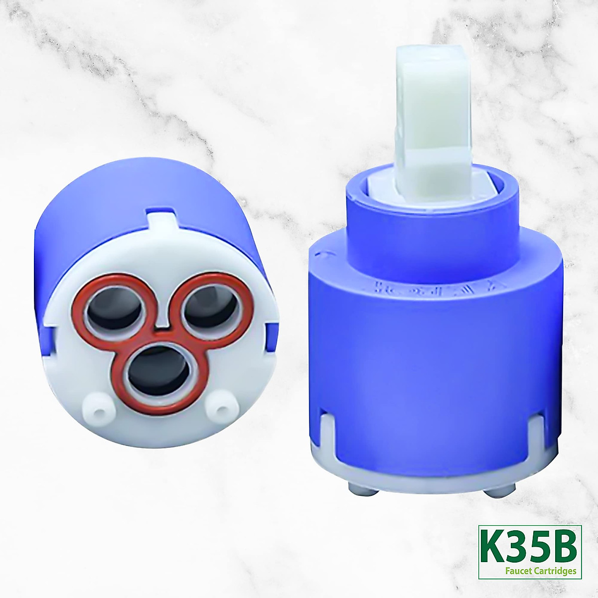 K35A Faucet Cartridge, Replacement Cartridge Compatible with La Torre, Gerber, Danze & Moen, Single Lever Shower Tub Repair, Tub Faucet Cartridges, Kitchen & Bathroom Faucet Cartridge Replacement
