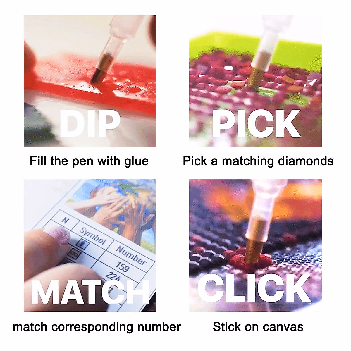 Bimkole 5D Diamond Painting Kits, Full Drill DIY Rhinestone Embroidery Set Paint with Diamonds Art by Number Kits Cross Stitch Home Wall Craft Decoration (12x16 inch)#b1471