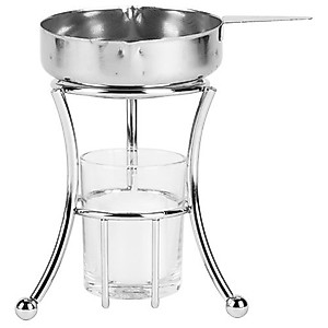 Royal Industries Complete Butter Warmer, Stainless Steel