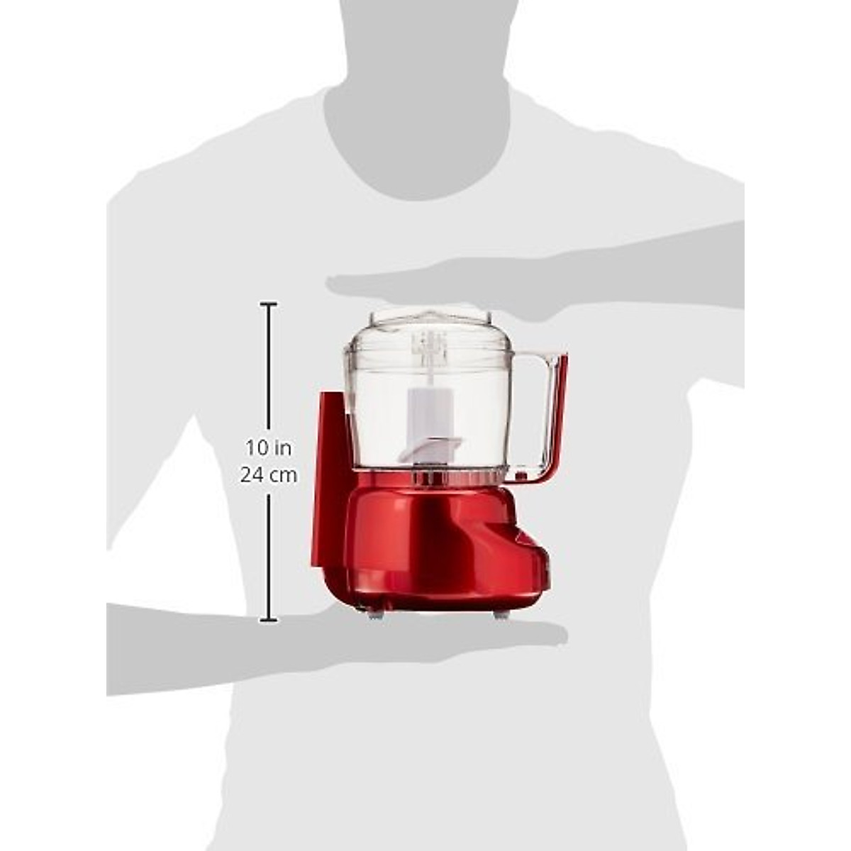 CUISINART Mini Prep Plus Food Processor, 3 Cup, Metallic Red