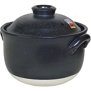 Rice casserole double lid Yokkaichi Banko ware [rice pot of old-fashioned (made in Japan) [authentic] 4 Go 0 sent (Japan import / The package and the manual are written in Japanese)