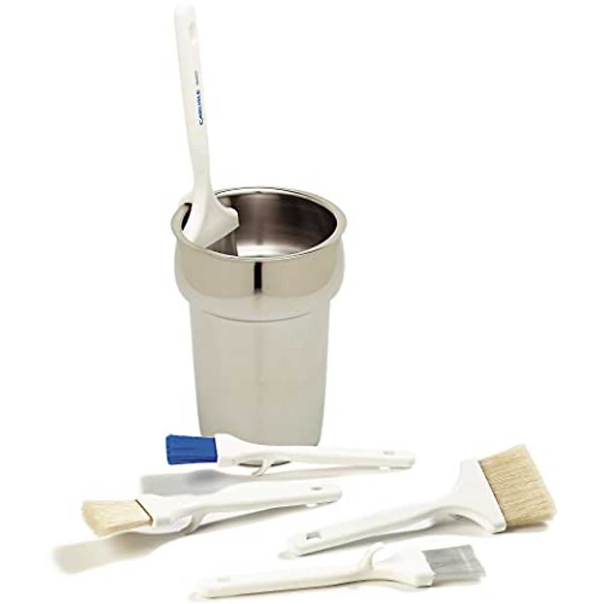 SPARTA 4037800 Meteor Boarhair Pastry Brush, Basting Brush With Built-In Projecting Hook, 2 Inches, Brown