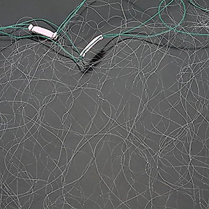 Lixada 25m 3 Layers Monofilament Fishing Fish Gill Net with Float #1/#2/#3/#4/#5/#6