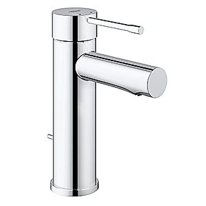 GROHE 3221600A Essence, Single Hole Single-Handle S-Size Bathroom Faucet 1.2 GPM, Chrome