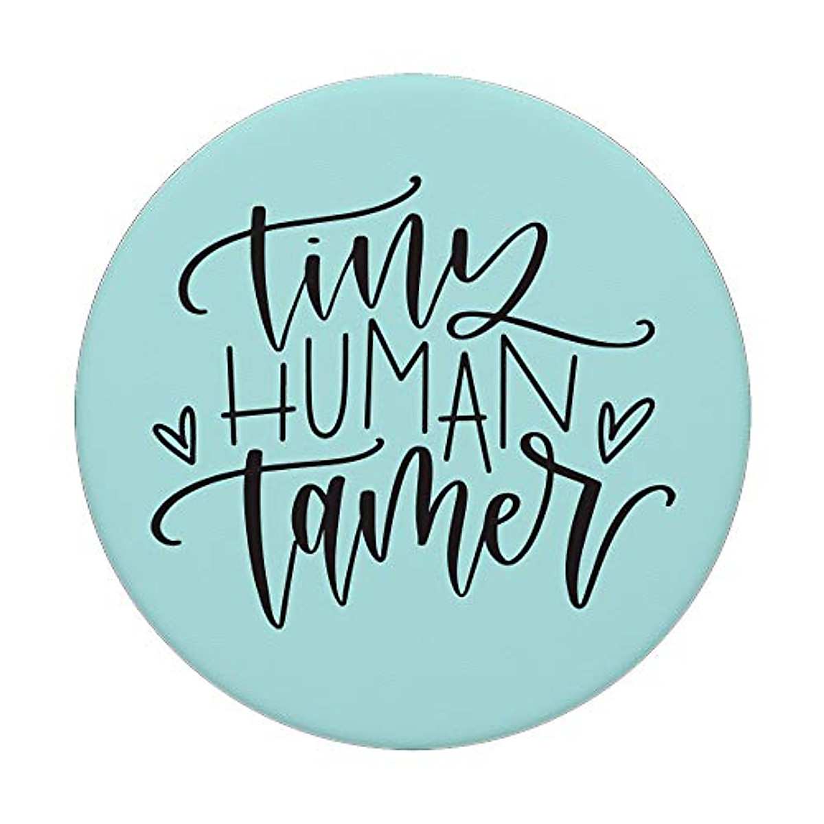 Mom Mama Teacher Appreciation Mint Blue Teal Black JLZ009 PopSockets Swappable PopGrip