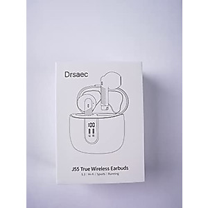 Wireless Earbuds Bluetooth 5.3 Headphones 56H Playtime Bluetooth Earbuds with LED Display Charging Case Deep Bass Noise Cancelling Ear buds With ENC Mic Earphones in Ear IP7 Waterproof for Android iOS