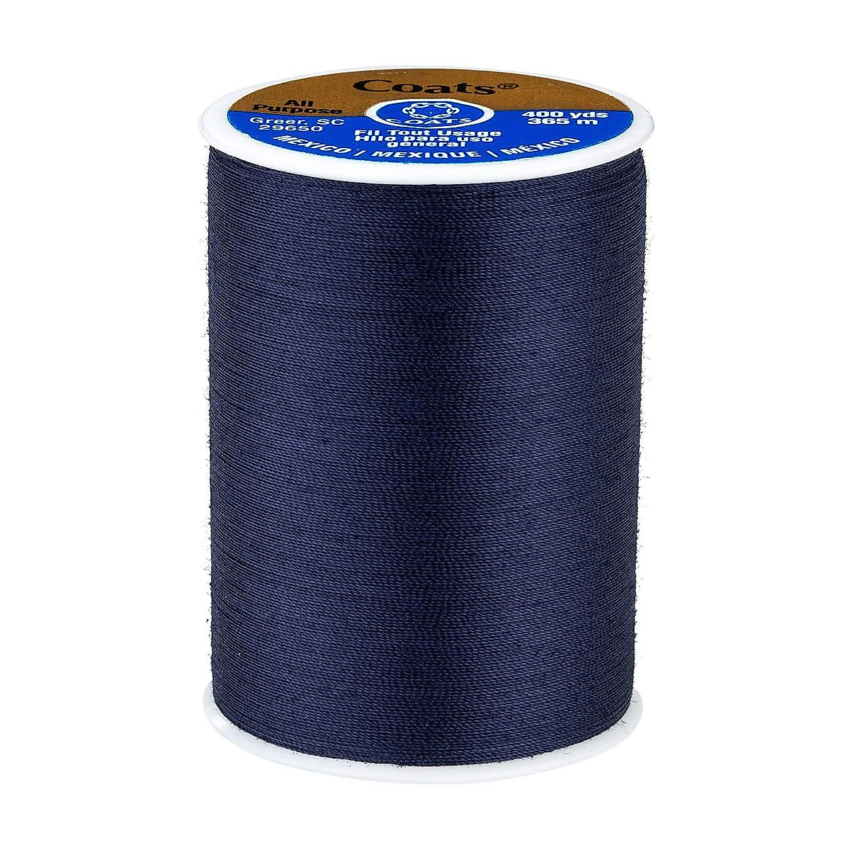 Coats & Clark All-Purpose Navy Thread /400 Yard Spool/ 1 Spool of Yarn