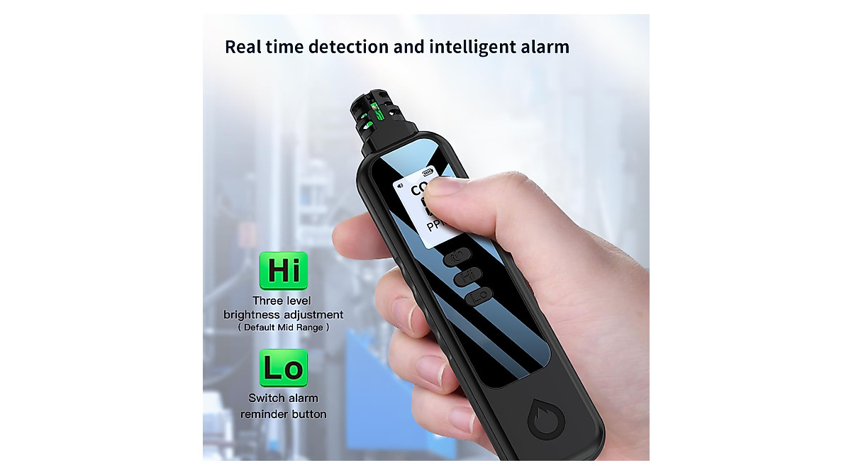 Portable Carbon Monoxide Detector for Safe Travel
