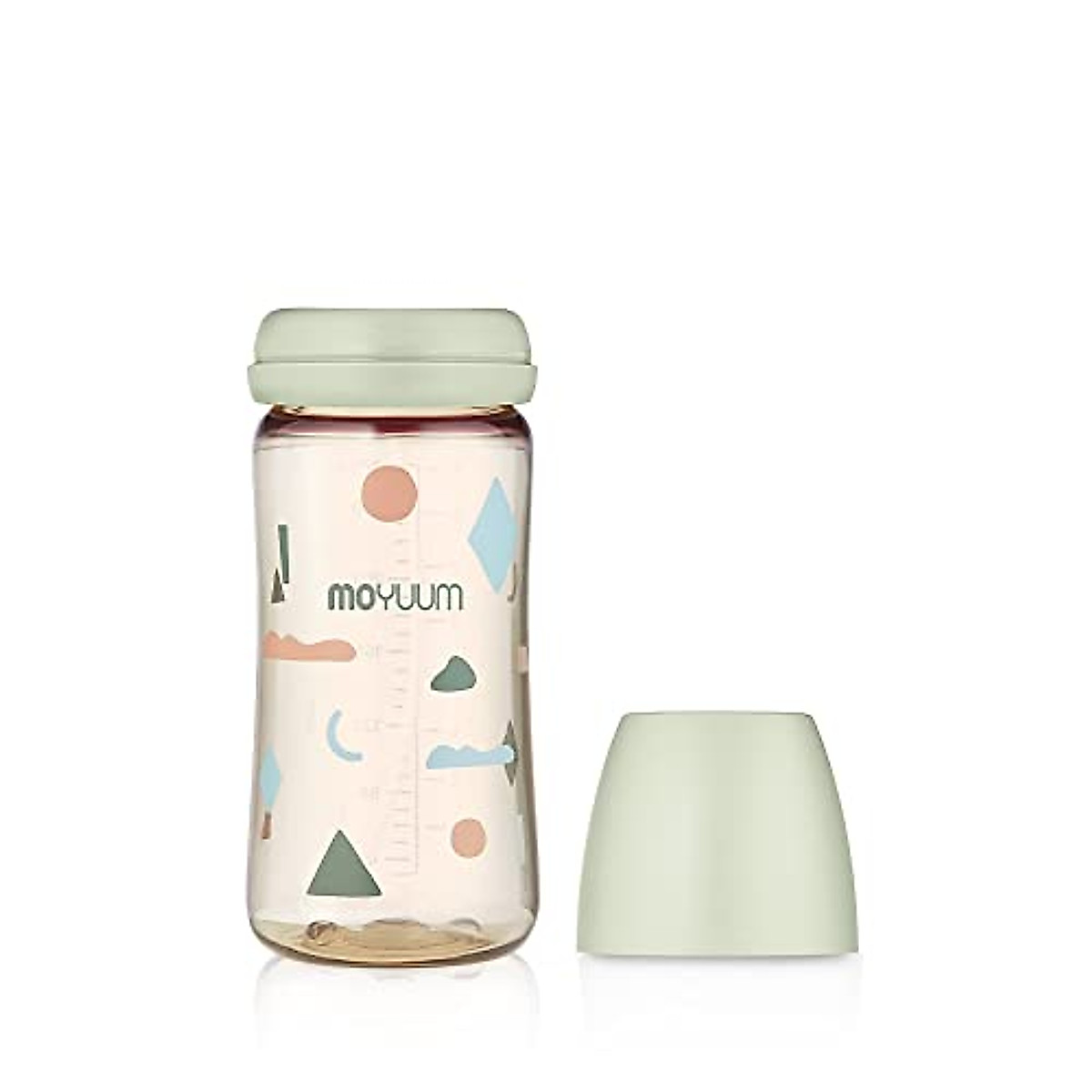 MOYUUM PPSU All in One Feeding Bottle, Cloud Edition, 9oz, Sage (No Nipple Included)
