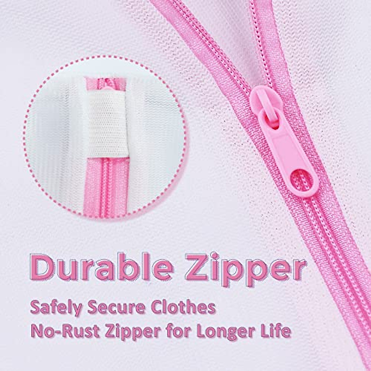 myHomeBody Mesh Laundry Bags | Delicates Bag for Washing Machine | Mesh Bags for Laundry with Zippers | Laundry Bags Mesh Wash Bags | Mesh Bag Laundry Bag as Travel Laundry Bags | 5 pcs Set