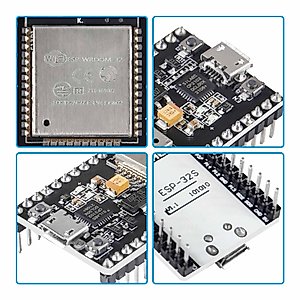 Diitao 2PCS ESP32 ESP32S ESP-WROOM-32 Development Board,NodeMCU 2.4GHz Dual-Core WLAN WiFi +Bluetooth 2 Function Microcontroller (ESP32 38PIN)