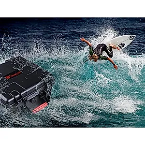 Smatree SmaCase GA500 Floaty/Water-Resist Hard Case Compatible for GoPro Hero 11/10/9,8,7,6,5,4,3 Plus, 3, 2, 1,GoPro Hero (2018),DJI Osmo Action, 7.9 Liter Update(Camera and Accessories Not Included)