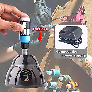 4000rpm Mini Vortex Mixer with Touch Function,Perfect for Laboratory Mixing, Paint Shaking, Tattoo Ink, Nail Polish, Eyelash Products, and Liquid Bottle Pigment Stirring,Efficient Mixing Ink Mixer