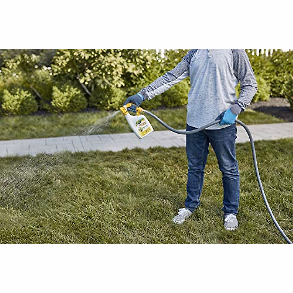 Scotts Liquid Turf Builder with Plus 2 Weed Control, Liquid Weed Killer and Fertilizer, 32 fl. oz. (Pack of 2)