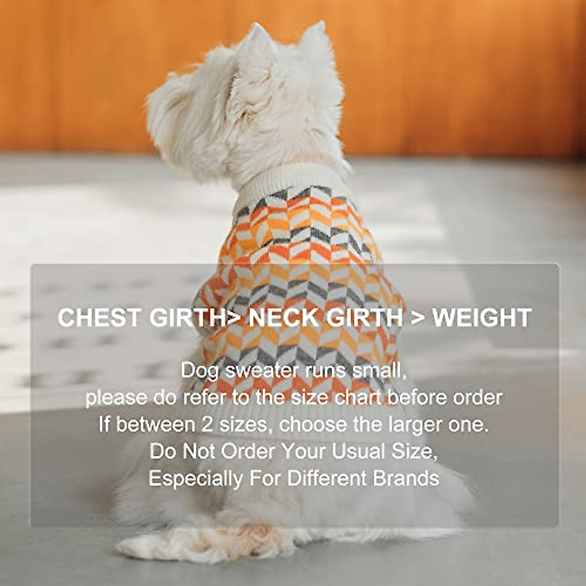 ISPET Knitwear Colorful Dog Sweater Crochet Small Pet Warm Sweatshirt Cold Weather Thickening Yorkie Sweater Vest Puppy Winter Clothes for Small Medium Dogs Cats