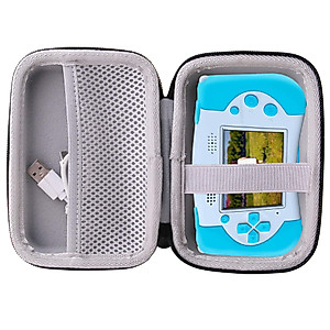 waiyu Hard Carrying Case for PROGRACE Handheld Game Kids Camera (Pink)