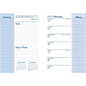 2021 Amy Knapp's Christian Family Organizer: 17-Month Weekly Faith & Inspiration Planner for Mom (Includes Stickers, Thru December 2021)