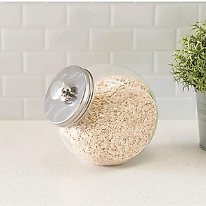 57oz / 1.7L - Airtight Glass Candy Jar Cookie Jar - Cookie Jars with Lids / Candy Jars with Lids Apothecary Jars – Laundry Room Laundry Pods Container Laundry Storage Organizer Laundry Pod Container