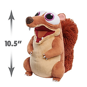 ICE AGE The Adventures of Buck Wild Baby Scrat 10.5-Inch Animated Feature Plushie with Sound Effects, Kids Toys for Ages 3 Up, Amazon Exclusive by Just Play