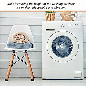 Ecally 32 Pack Furniture Risers Adjustable Bed Risers Desk Leg Risers 1.38" Stackable Heavy Duty Bed Lifts Risers Square Bed Raising Blocks for Mattress Table Leg Desk Chair Couch Sofa Dorm (Black)