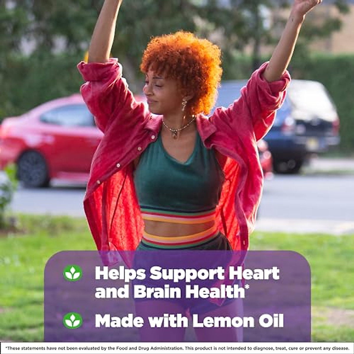 Natrol, Omega-3 Fish Oil Softgels, Heart Health Dietary Supplement, 1200 mg, 60 Count