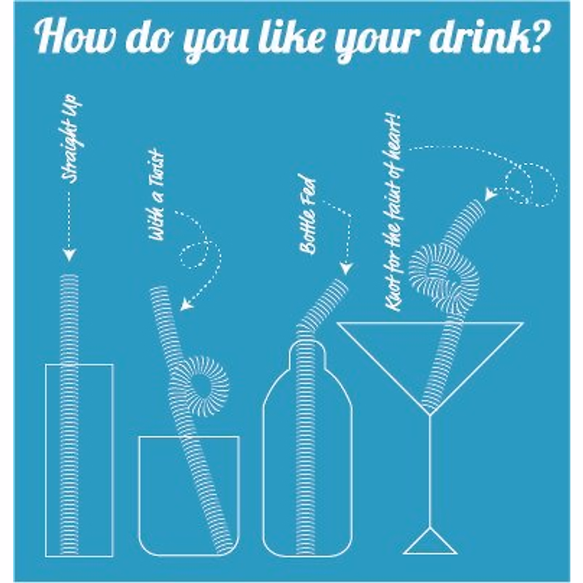 Twister Straw. The ONLY Flexible & Reusable Steel Drinking Straw. 3 Pack Bendable 10 Inch. Stainless Steel Reusable Straw. Environmentally Friendly, Processed in USA to Medical Grade (10 Inch)