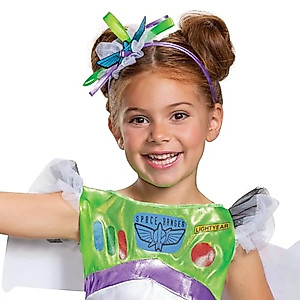 Disguise Buzz Tutu Deluxe Toy Story 4 Child Girls Costume, S (4-6x), White