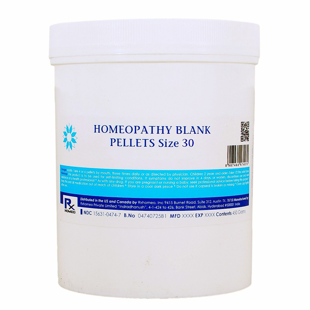 Sugar GLOBULES - Homeopathy Blank PELLETS Size 30 - DMF Grade - 6 Pack