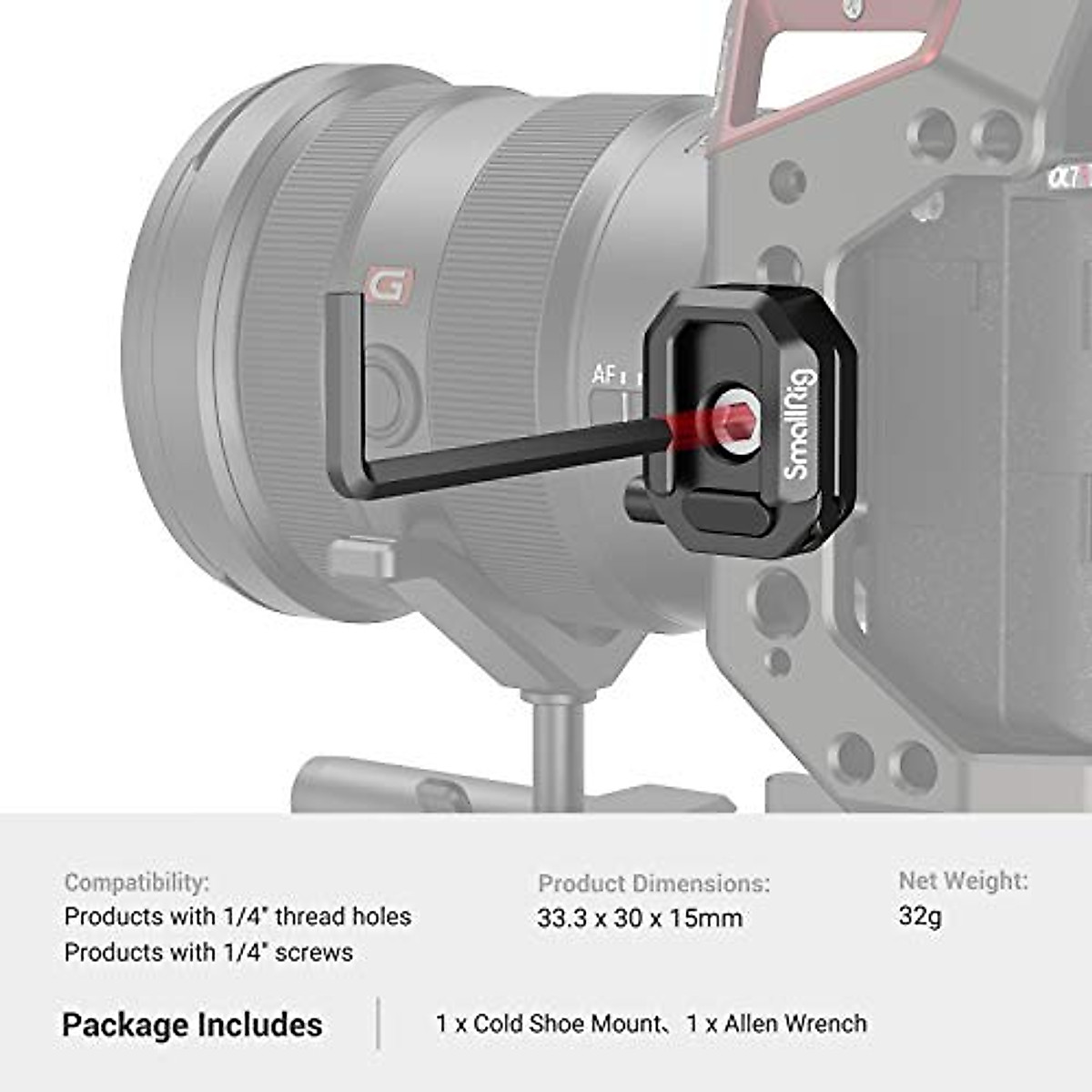 SmallRig Multi-Functional Cold Shoe Mount with Safety Release 2797